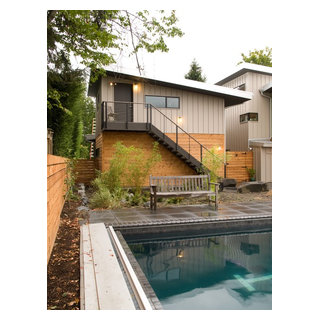 studio over garage - Modern - Exterior - Seattle - by PLACE architect ...