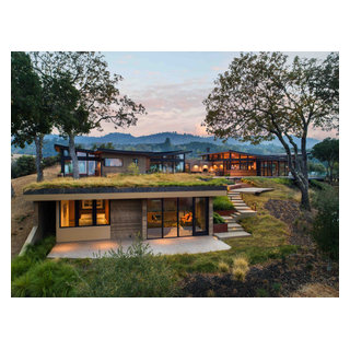 Sunrise-Sunset House-custom home design - Midcentury - Exterior - San ...