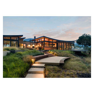 Sunrise-Sunset House-custom home design - Midcentury - Exterior - San ...