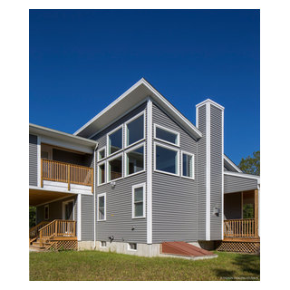 Sustainable & Functional Family Home - Traditional - Exterior - Boston ...