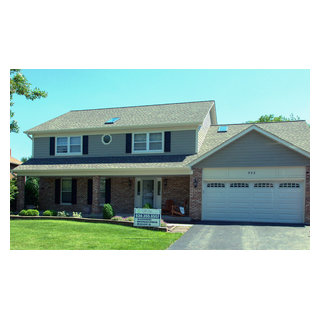 Terrific Taupe! A home with James Hardie Monterey Taupe siding & GAF ...