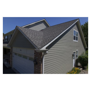Terrific Taupe! A home with James Hardie Monterey Taupe siding & GAF ...