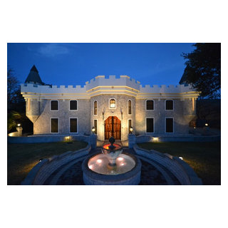 The Austin Castle House - Eclectic - Exterior - Austin | Houzz