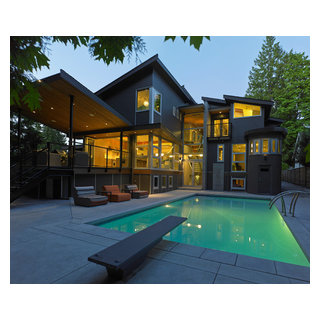 The Back Exterior Of Home - Modern - House Exterior - Vancouver - by My ...