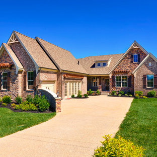 75 Beautiful One-Story Brick Exterior Home Pictures & Ideas - April ...