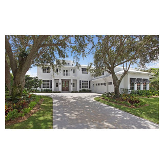 The Cabe Custom - Tropical - Exterior - Miami - by Marc Julien Homes ...
