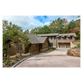 Front facade - Rustic - Exterior - Other - by Johnston Design Group | Houzz