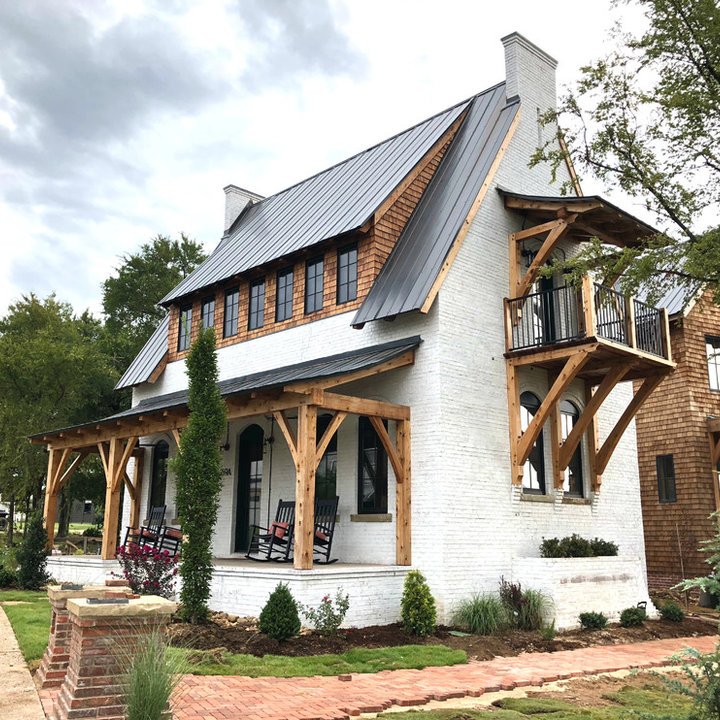 75 Transitional Brick Exterior Home Ideas You'll Love - November, 2024 ...