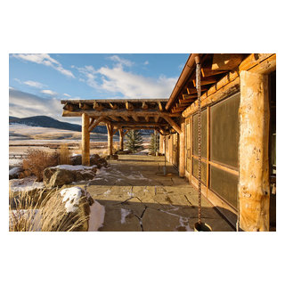 The Homestead - Rustic - Exterior - by Yellowstone Custom Country Homes ...