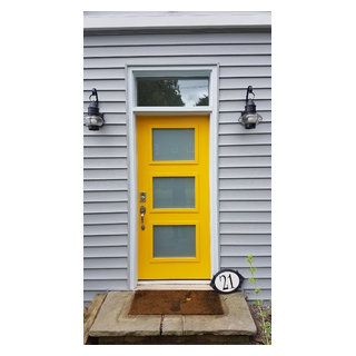 The House With the Bright Yellow Door - Modern - Exterior - by Weaver ...