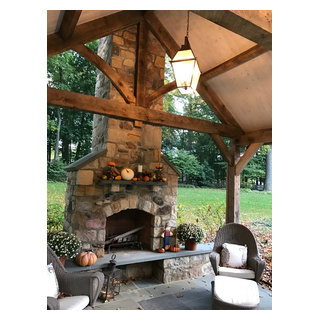 Timber frame pavilion - Craftsman - Exterior - Philadelphia - by ...