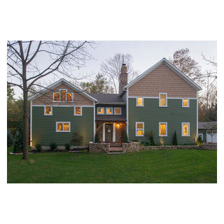 Timber Frame Plus House - Country - House Exterior - Cleveland - by New ...