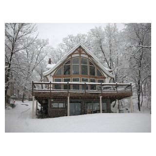 Timber frame/postand beam - Traditional - House Exterior - Chicago - by ...