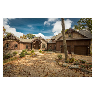 Timber Ridge Custom Home - Rustic - Exterior - Charlotte - by VPC ...