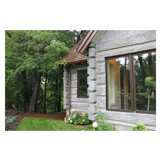 Toronto, Canada Concrete Log Cabin - Rustic - Exterior - Toronto - by ...