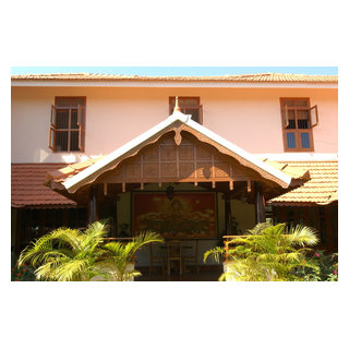 Traditional Gable Design - Indian - Exterior - Chennai - by Benny ...