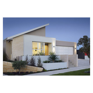 Traditional Random - Front Feature Wall and Entry Steps - Modern ...