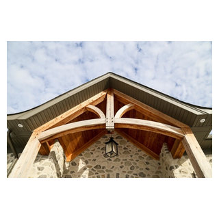 Traditional Timber Barn Home - Traditional - House Exterior - Toronto ...