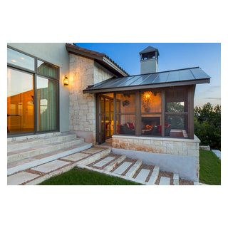 Transitional Farmhouse - Farmhouse - Exterior - Austin - by Vanguard ...