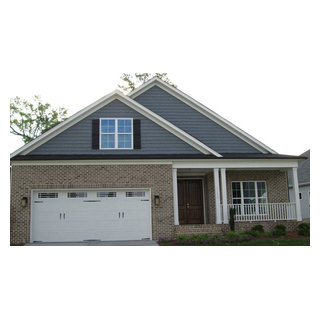 Triangle Brick's Bessemer Grey - Traditional - House Exterior - Raleigh ...