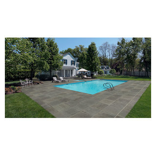 True-Blue Thermal Bluestone Outdoor Porcelain tile - Contemporary ...