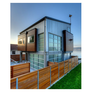 Tsunami House, Resilient Design, Camano Island WA - Contemporary ...