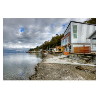 Tsunami House, Resilient Design, Camano Island WA - Contemporary ...