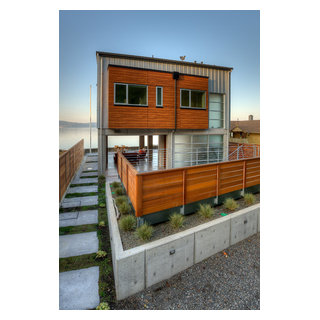 Tsunami House, Resilient Design, Camano Island WA - Contemporary ...
