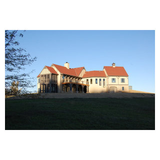 Tudor Style House - Rear Elevation - Traditional - House Exterior ...