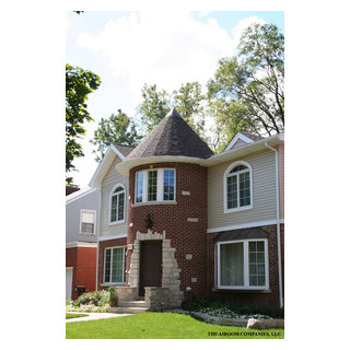 Turret Entry - Contemporary - Exterior - Chicago - by Airoom Architects ...