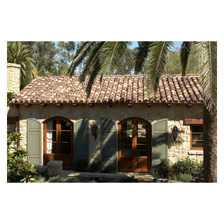 Two-Piece Mission Sandcast - Mediterranean - Exterior - San Diego - by ...