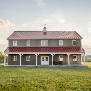 Colonial Red Metal Roof - Photos & Ideas | Houzz