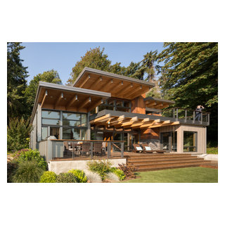 Uphill House - Modern - Exterior - Seattle - by Coates Design ...