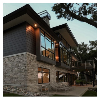 upper long lake house - Modern - Exterior - Detroit - by kevin akey ...