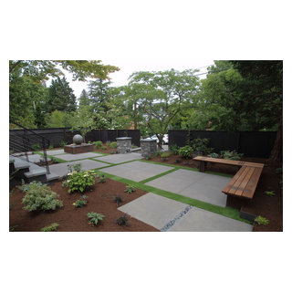 Urban Entry Garden - Modern - Fasad - Seattle - av User | Houzz
