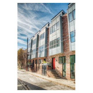 Urban Row Home - Contemporary - Exterior - Philadelphia - by Re:Vision ...