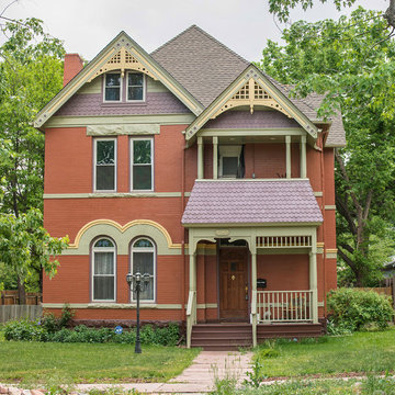 75 Victorian Red Exterior Home Ideas You'll Love - January, 2025 | Houzz