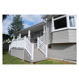 Villa extension at Blockhouse Bay - Traditional - Exterior - Auckland ...