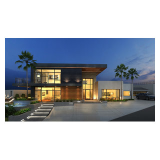 Villa Park Residence - Midcentury - Exterior - Los Angeles - by Novum ...