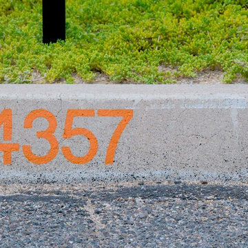 Modern Curb Number Template - Photos & Ideas | Houzz