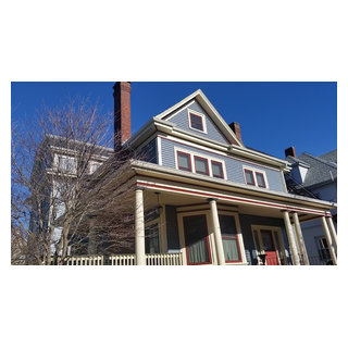 Vinyl Siding & Harvey Windows on Historic Home - Classique - Façade ...