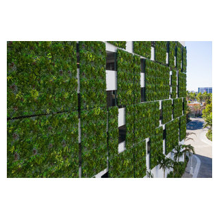 VistaFolia Luxury Condo Green Walls - Contemporary - Exterior - Miami ...