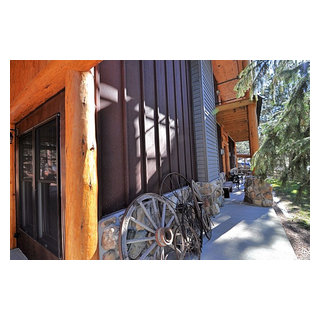 Weathering Steel Ultra Batten Siding & Bonderized Lap Siding - Rustic ...