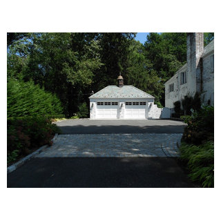 White Brick Manor - Traditional - Exterior - New York - by Landscape ...