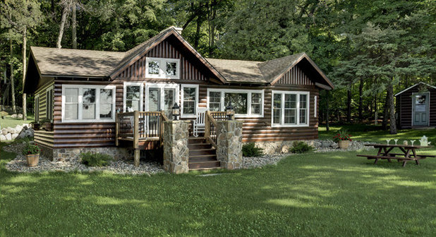 Houzz Tour: Charming, Rustic Lakefront Cabin in Minnesota
