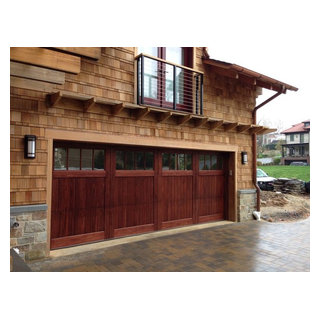 Wood and Composite Carriage Garage Doors - Craftsman - Exterior - DC ...