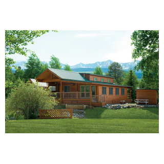 Wood Exterior Log Cabin - Rustic - Exterior - Other - by PPG PROLUXE ...