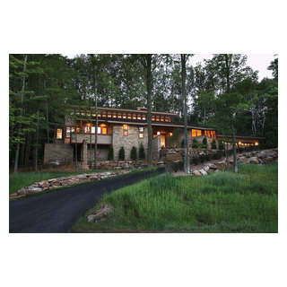 Wright Inspired Home - Rustic - Exterior - Other - by Kolbe Windows ...