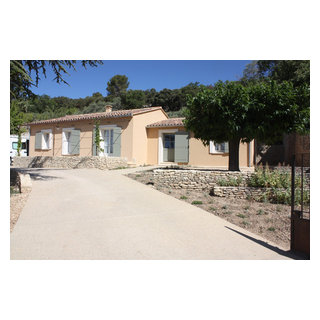 Rénovation d'une maison Phénix - Extérieurs - Mediterranean - Exterior ...