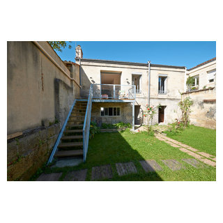 rénovation échoppe double à Bordeaux - Contemporain - Façade - Bordeaux ...